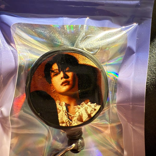 BTS Badge Reel | Badge Holder - Rm-jin-suga-jhope-jimin-v-jungkook-love ...