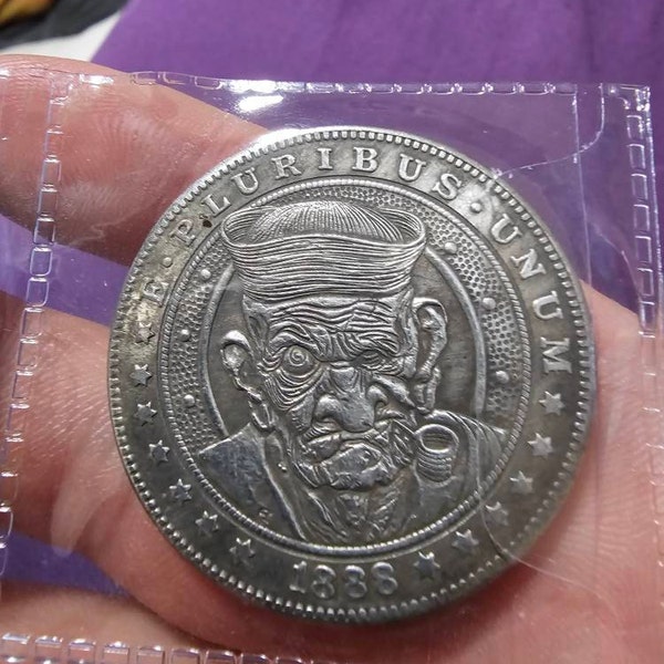 Hobo Coin Anubis Ancient Egyptian God of Afterlife American Custom Coin ...