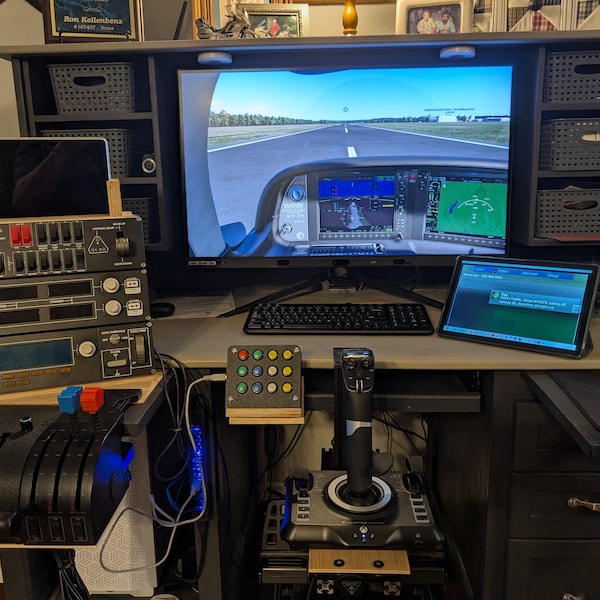 Semi Customizable Button Panel / Button Box for Driving / Flying ...