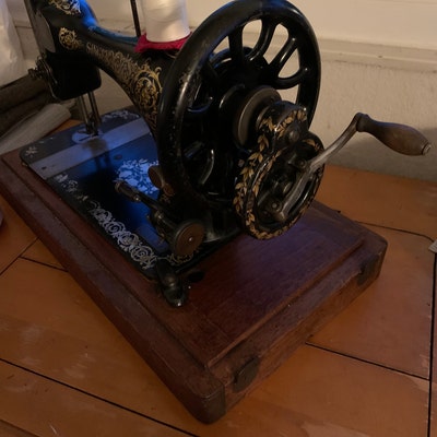 Antique Singer Model 66, 66k Lotus Decals Sewing Machine Head Only - Etsy