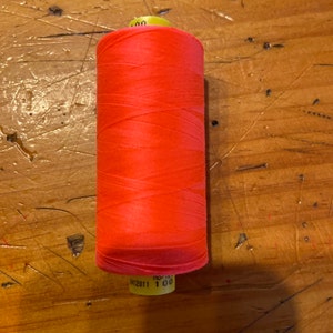 Neon Thread Gutermann Brand Choose One in Pink, Coral, Orange, Yellow ...