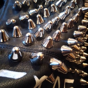 UK82 Cone X100 Studs Battle Jacket Punk Vest Studs - Etsy UK