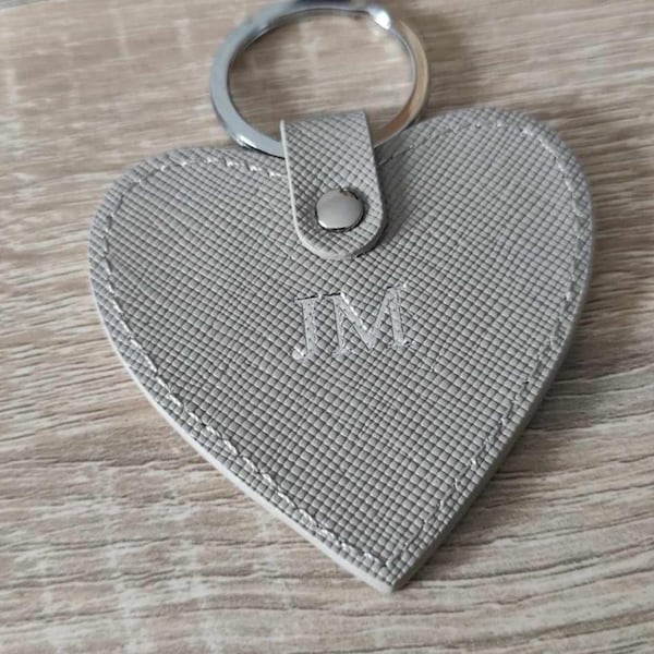 Personalised Notebook: Hand Stamped Initial Journal | A5 PU Leather ...