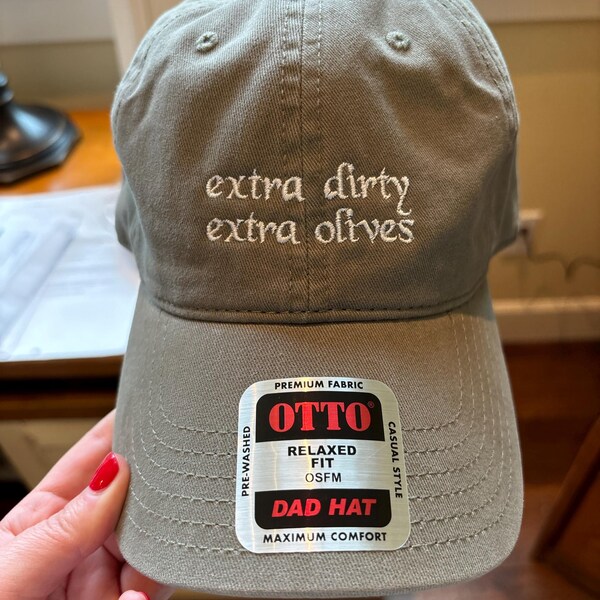 Custom Embroidered Hat , Personalized Dad Cap , Embroidery Logo ...