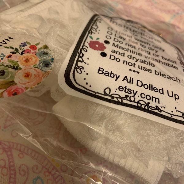 Christening, Baptism or Blessing Diaper Cover, Bloomers or Ruffled ...