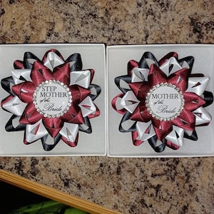Mother of the Bride Pin, Mother of the Bride Corsage, Bridal Party ...