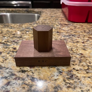 Cufflink Tray and Watch Stand / Personalised Jewellery Storage - Etsy UK