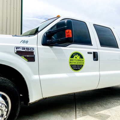 Round Vehicle Magnets Any Size Round Magnets for Truck Doors - Etsy