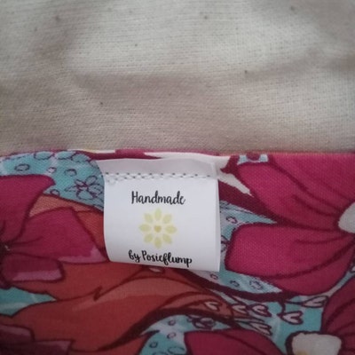 Fold-over Fabric Garment Product Tags for Handmade Items - Etsy