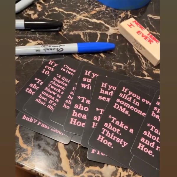 Who's the Biggest Hoe?-adult Card Game,drinking Game,card Game,ladies ...