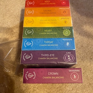 7 Chakras Essential Oils Blends Roll on Aromatherapy Roll on Christmas ...