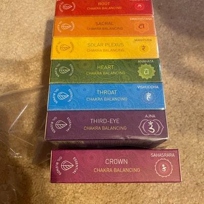 7 Chakras Essential Oils Blends Roll on Aromatherapy Roll on Christmas ...