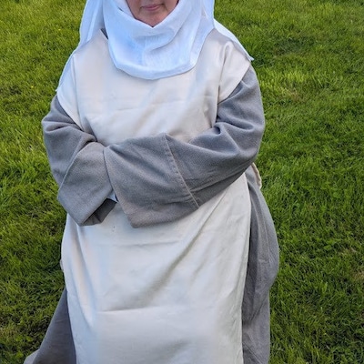 Men's Ancient Roman Senate White Linen Costume Toga for Re-enactment ...