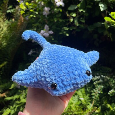 Crochet Stingray Digital Pdf English Amigurumi Pattern Big or Giant ...