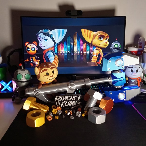 Ratchet & Clank Millennium 12 Omniwrench Replica - 3D Printed Cosplay ...