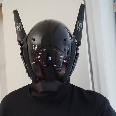 Cyberpunk Mask Rave Mask Masquerade Mask Techwear Mask - Etsy