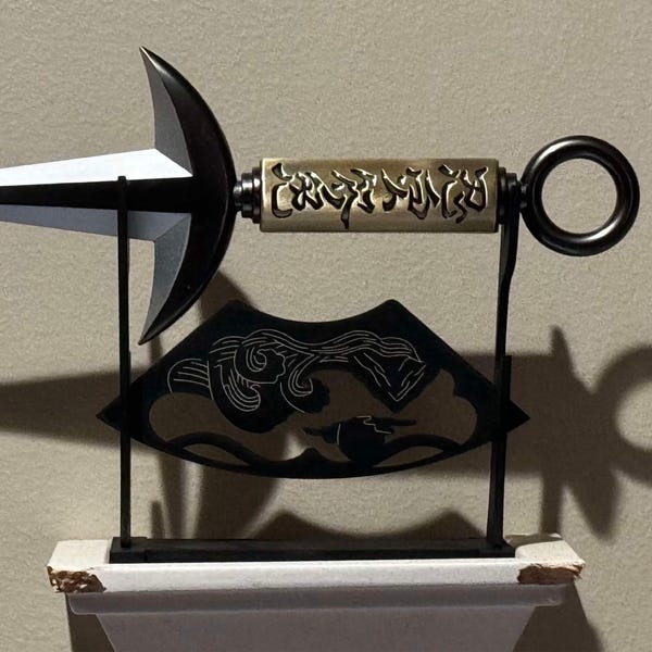 Hand-forged Infinity Sword Metal Infinity Blade Miniature Replica 30cm ...