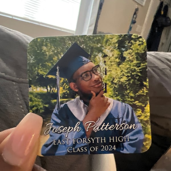 Graduation Magnets for Guest Class of 2025 Personalized Photo Graduate ...