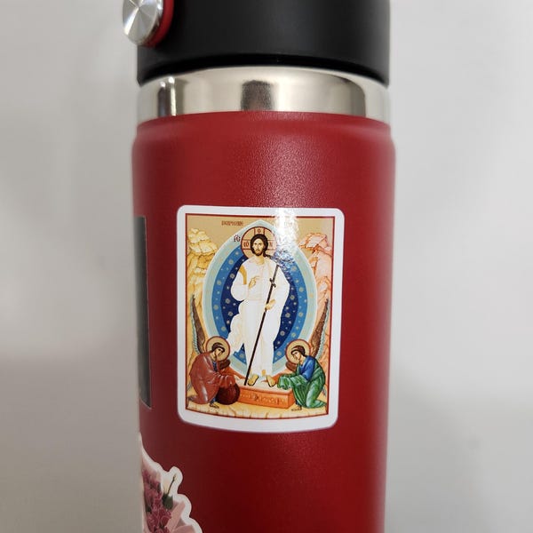 Resurrection of Christ Orthodox Stickers Anastasis Christ is Risen ...