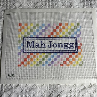 From the Library of Personalized Hand Painted Needlepoint Canvas - Etsy