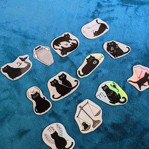 Summer Cat Sticker Bundle / Sticker Pack / Hydroflask Stickers / Vinyl ...