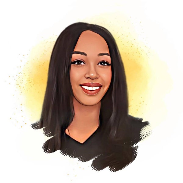 Cartoon Portrait From Photo, Social Media Profile Picture, Cartoon ...