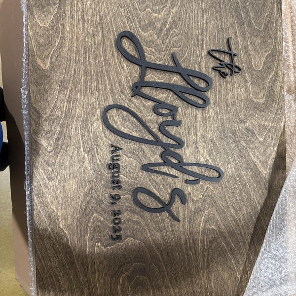 Wide Welcome Wooden Sign | Wooden Word Cut | Wooden Laser Cut ...