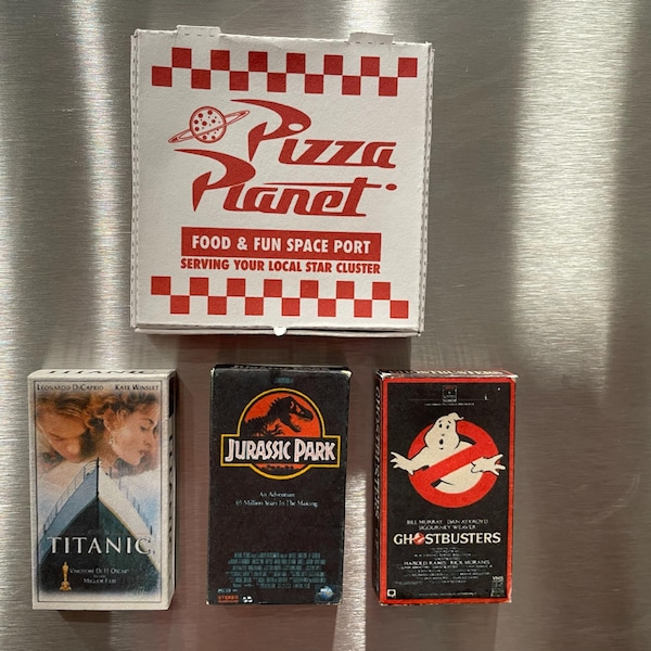 Retro VHS Miniature Magnet - Select Title or Submit Custom Request - 1 ...