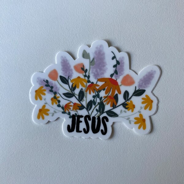 Jesus Sticker | Christian Faith Stickers | Waterproof Vinyl Decals ...