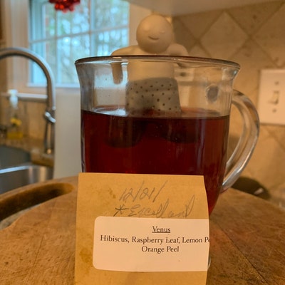 Happy Place Tea Herbal Tea, Fruity Tea, Strawberries, Willow Bark - Etsy
