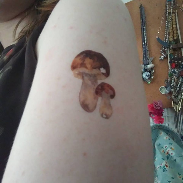 Mushroom & Toadstool Temporary Tattoos | Temporary Tattoo Set | British ...