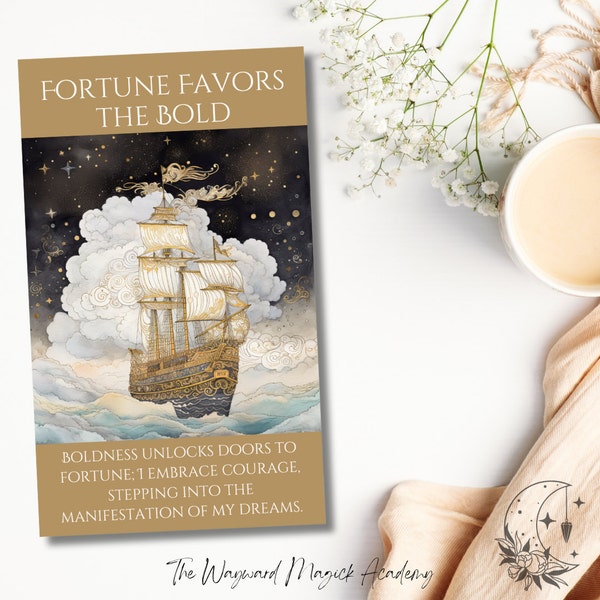 Haunted Veil Printable Oracle Card Deck, Editable Canva Template ...