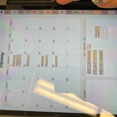 Undated Goodnotes Planner Monthly Digital Planner Goodnotes - Etsy