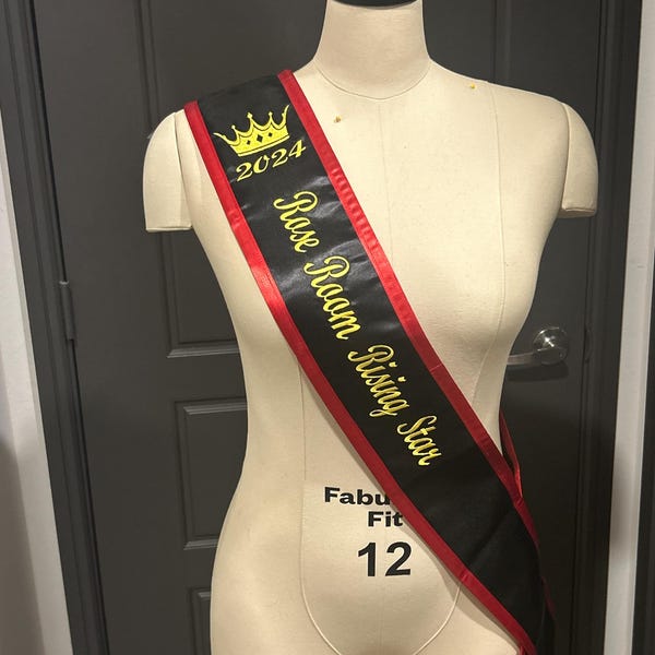 Miss or Mister Sash Custom Made - Etsy