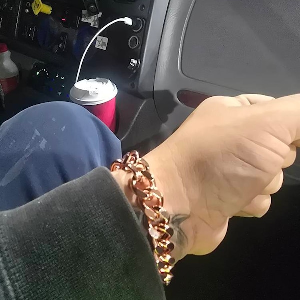 100% Pure Copper Magnetic Therapy Bracelet for Pain Relief & Healing ...