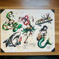 Alexisonfire Tattoo Flash Poster - Etsy Canada