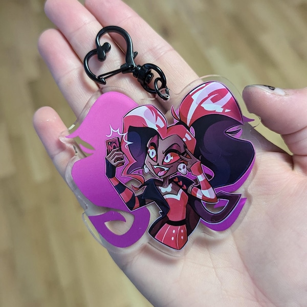 The Vees Hazbin Hotel Keychains - Etsy