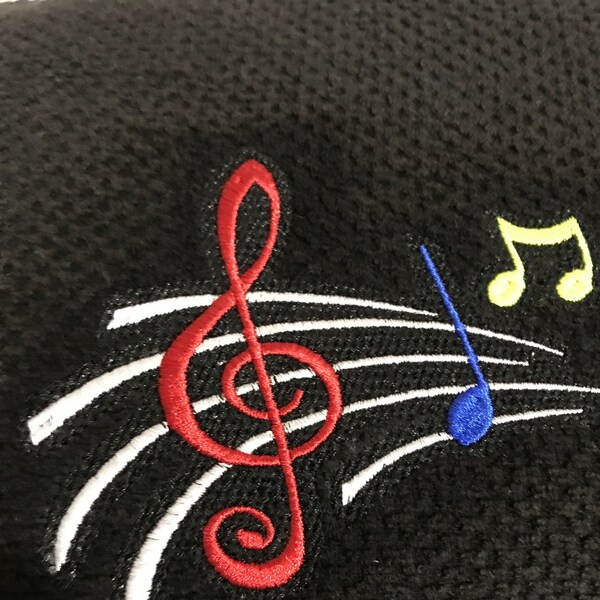 Music Notes - Machine Embroidery Design - Etsy