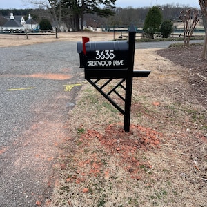 Custom Mailbox Decals Personalized Lettering & Numbers in Durable Vinyl ...