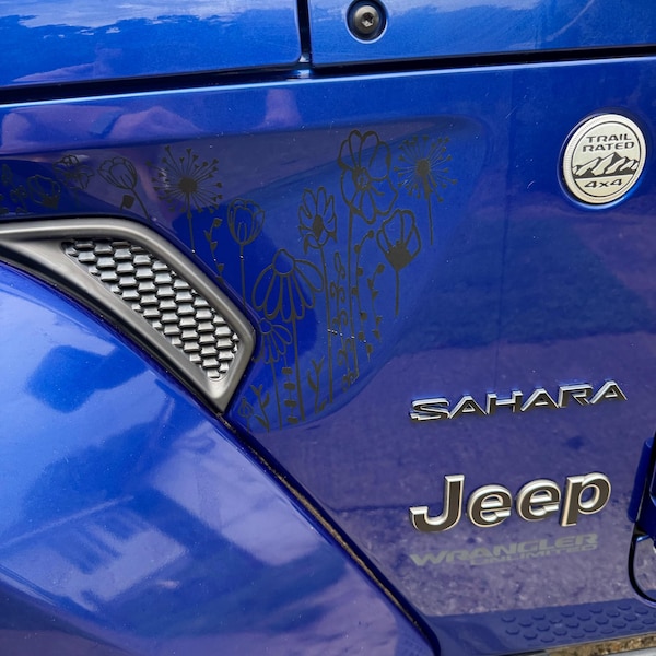 Fits 2010-2024 Toyota 4runner 3rd Quarter Side Windows Flower Line ...