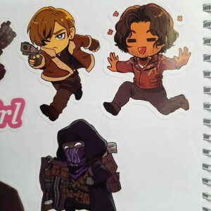 BIOHAZARD 4 FANMADE Mini Sticker Pack バイオハザード 4 ミニーステッカーパック - Etsy