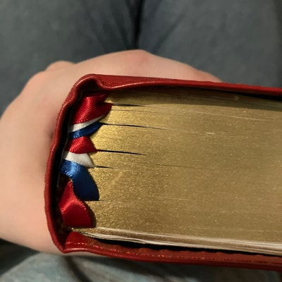 BOTANICAL BLISS Bible Bookmark Ribbons/ Multi Page Book Mark/ Bible ...