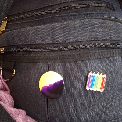 Large Asexual Pride Landscape Subtle LGBTQ Sticker - Etsy