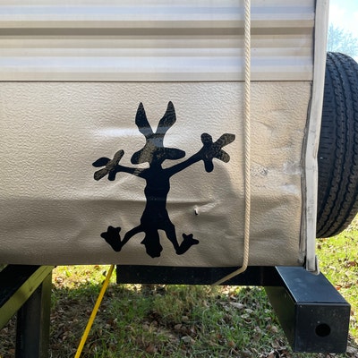 Coyote Splat Decal, Car Dent Decal for Car, Coyote Crash for Truck ...