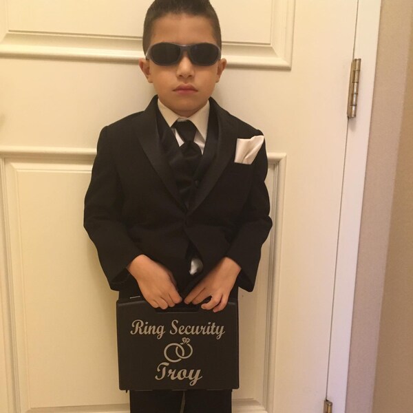 Ring Security Box, Comes With Ring Holder Inside, Ring Bearer, Ring ...