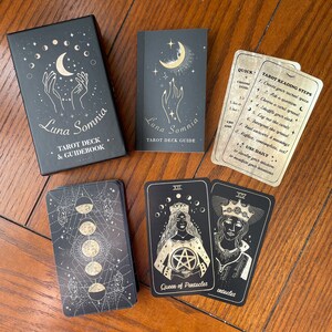 Luna Somnia Tarot Deck With Guidebook & Box 78 Cards Full | Etsy
