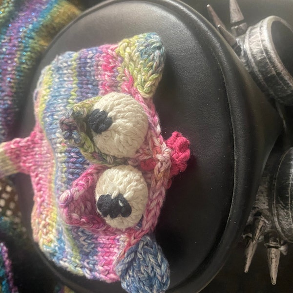 Splat Cat Amigurumi Plush Toy Coaster Knitting Pattern PDF Download - Etsy