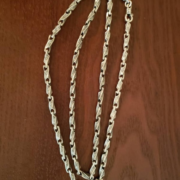 Silver Byzantine Chains, Silver Handmade Chain Necklace, Unique Silver ...