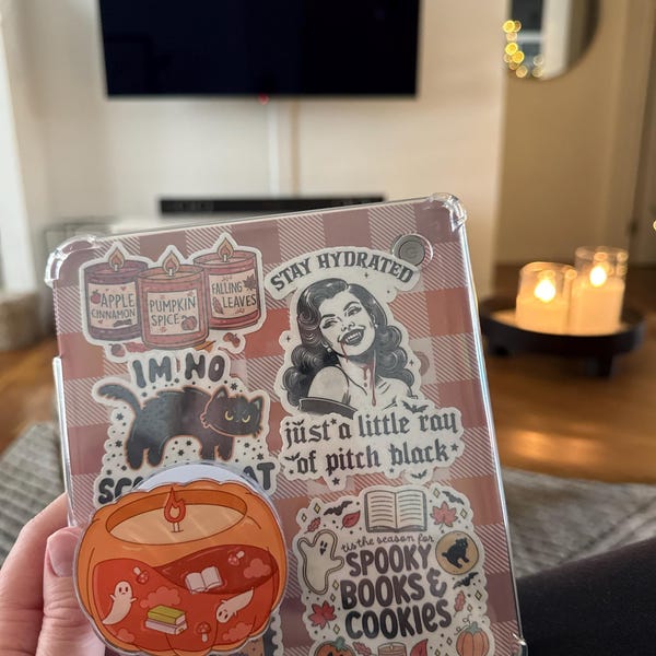 Kindle Insert Kindle Srickers Fall E-reader Holographic Insert Autumn ...