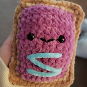 Toaster Pastry Crochet Pattern, No-sew, Crochet Pillow Pattern, Crochet ...